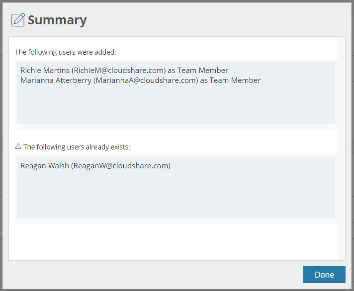 Adding Project Members – CloudShare Support