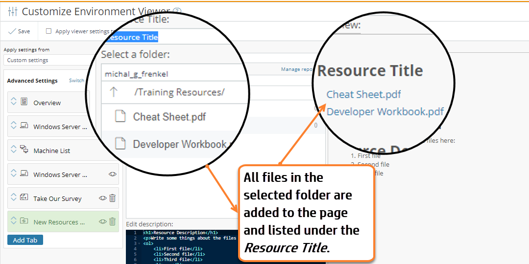 Advanced Settings – CloudShare Support