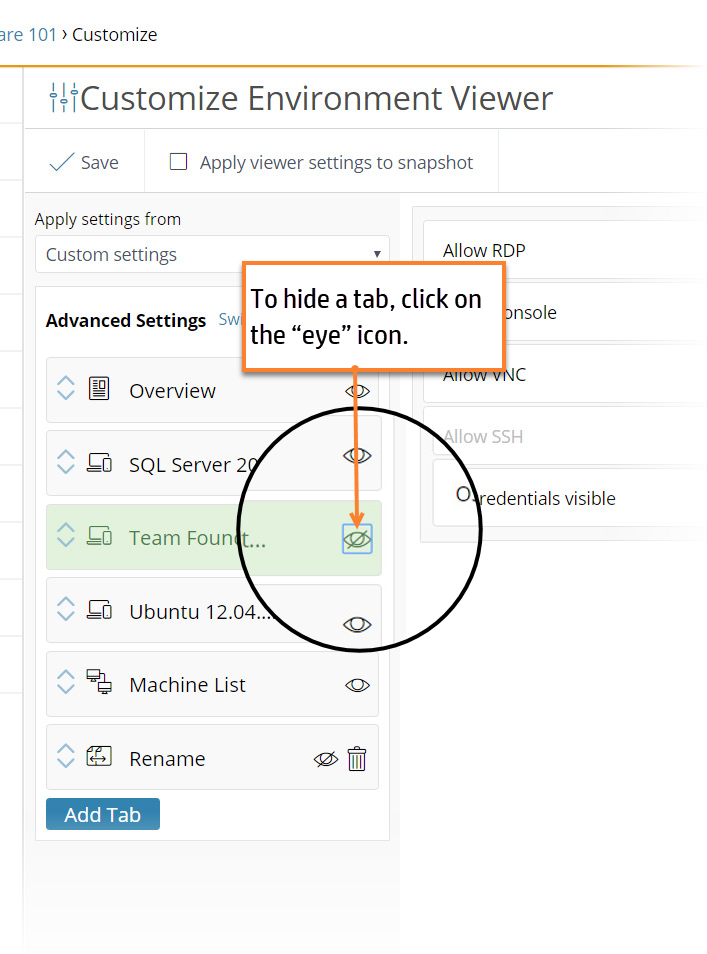 Advanced Settings – CloudShare Support
