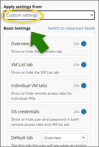 Accessing Viewer Settings and Saving Changes – CloudShare Support